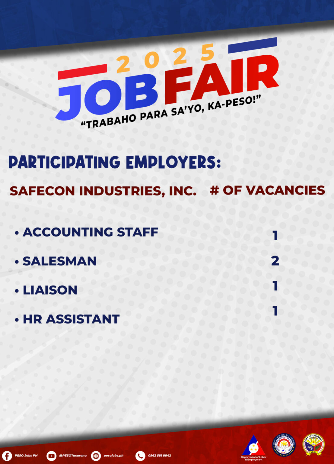 JOB FAIR 2025 - PESO Jobs PH