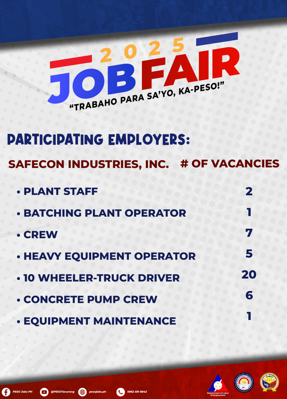JOB FAIR 2025 - PESO Jobs PH