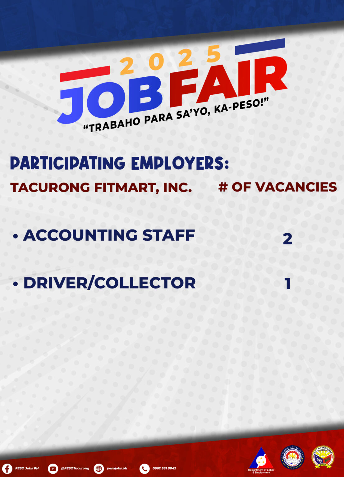JOB FAIR 2025 - PESO Jobs PH