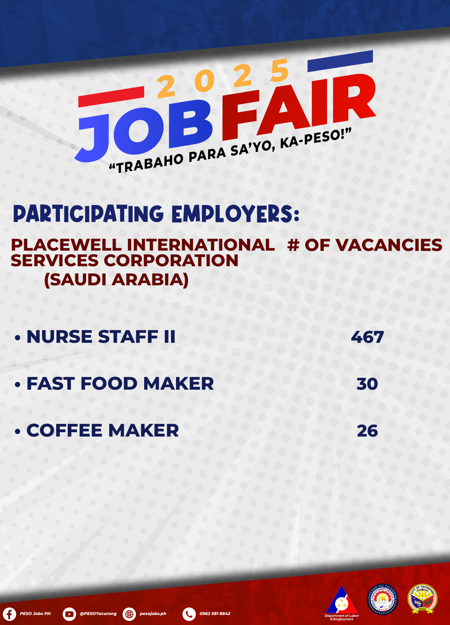 JOB FAIR 2025 - PESO Jobs PH