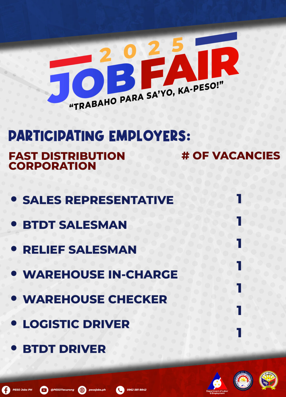 JOB FAIR 2025 - PESO Jobs PH